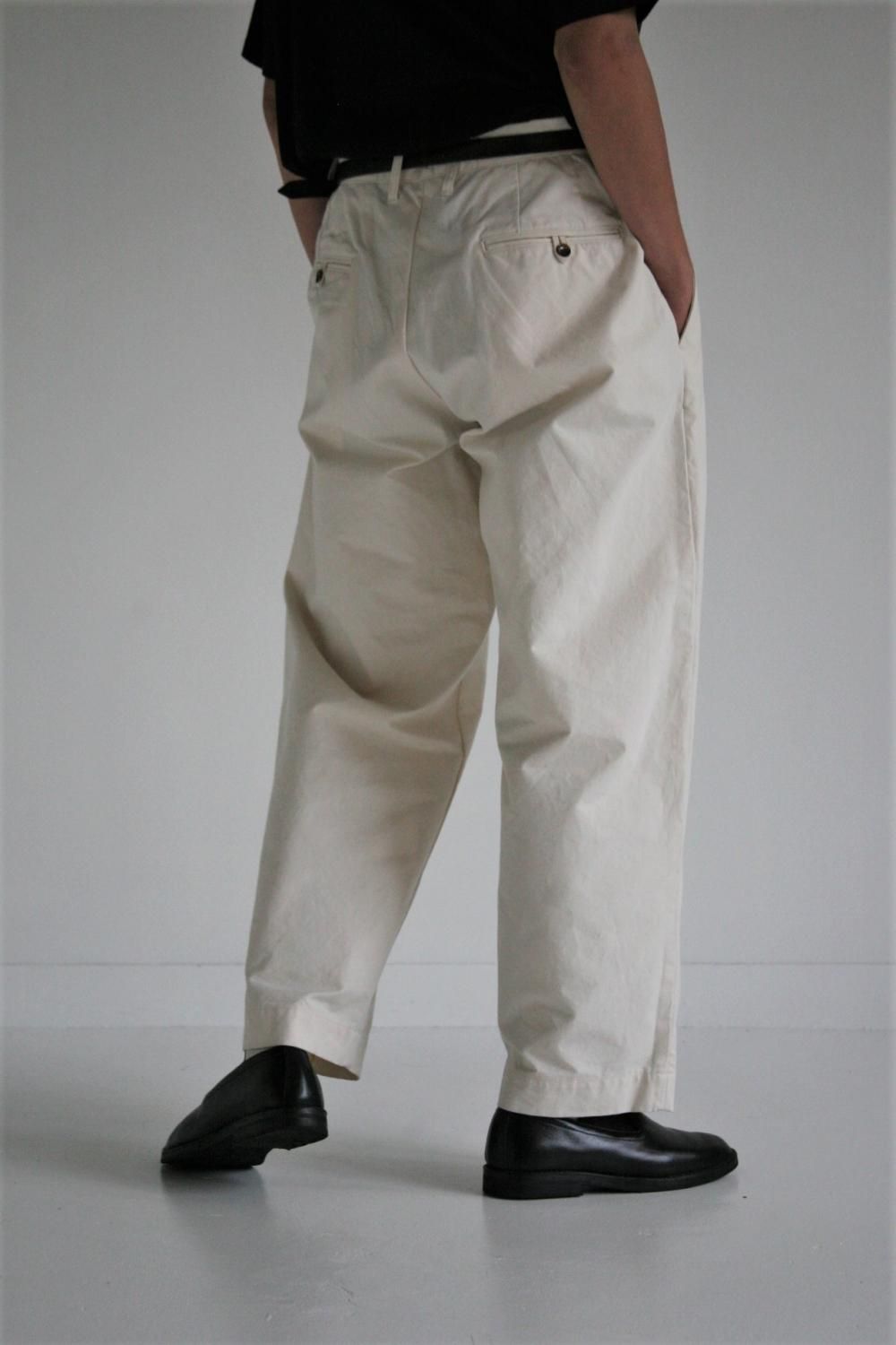 ANACHRONORM “STANDARD TUCK WIDE TROUSERS” - Tribeca ANACHRONORM “STANDARD TUCK WIDE TROUSERS” - Tribeca