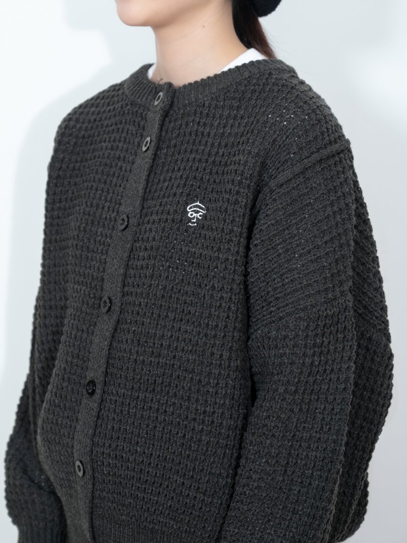 ワッフルニットカーディガン | C.GRAY - KEY MEMORY Online Shop ワッフルニットカーディガン | C.GRAY - KEY MEMORY Online Shop