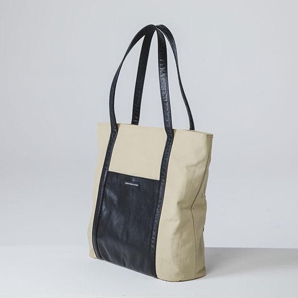 EVER - TOTE BAG(ベージュ×ブラック) - WORK-SHOP YUSHI(遊糸) EVER - TOTE BAG(ベージュ×ブラック) - WORK-SHOP YUSHI(遊糸)
