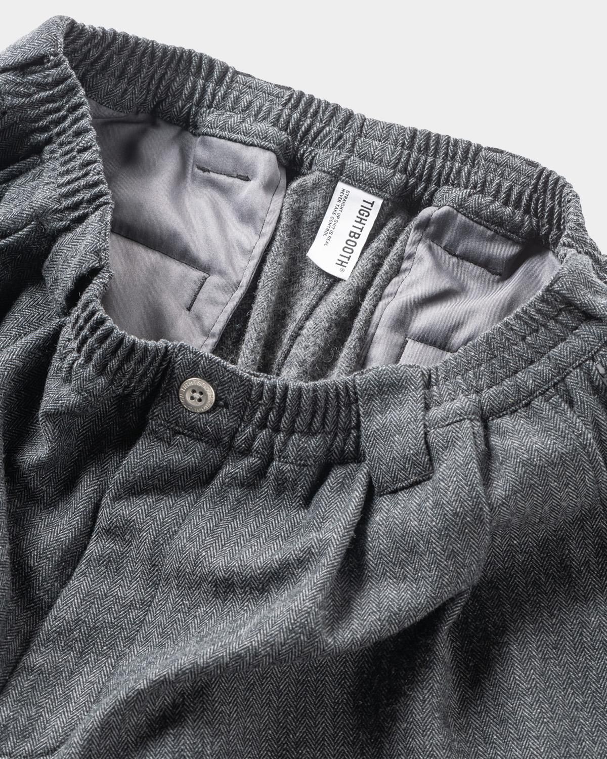 WOOL HERRINGBONE BALLOON PANTS - TIGHTBOOTH® タイトブース WOOL HERRINGBONE BALLOON PANTS - TIGHTBOOTH® タイトブース