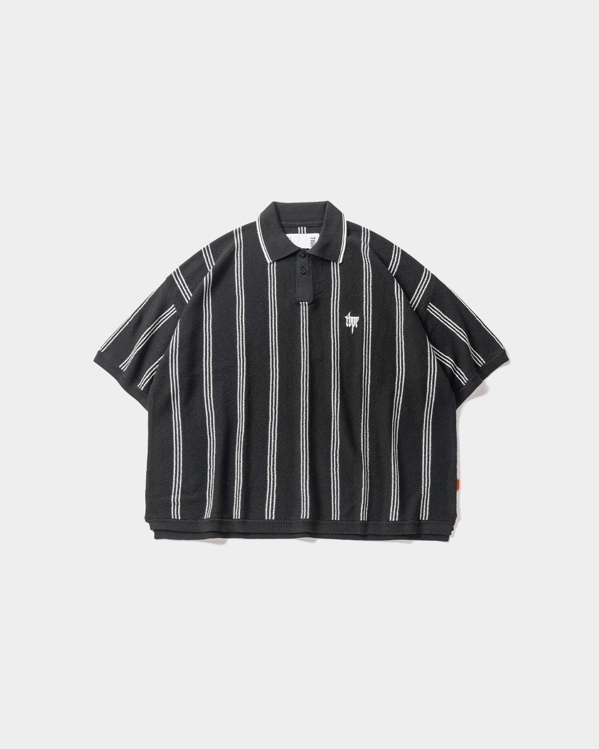 STRIPE KNIT POLO - TIGHTBOOTH® タイトブース オフィシャル STRIPE KNIT POLO - TIGHTBOOTH® タイトブース オフィシャル