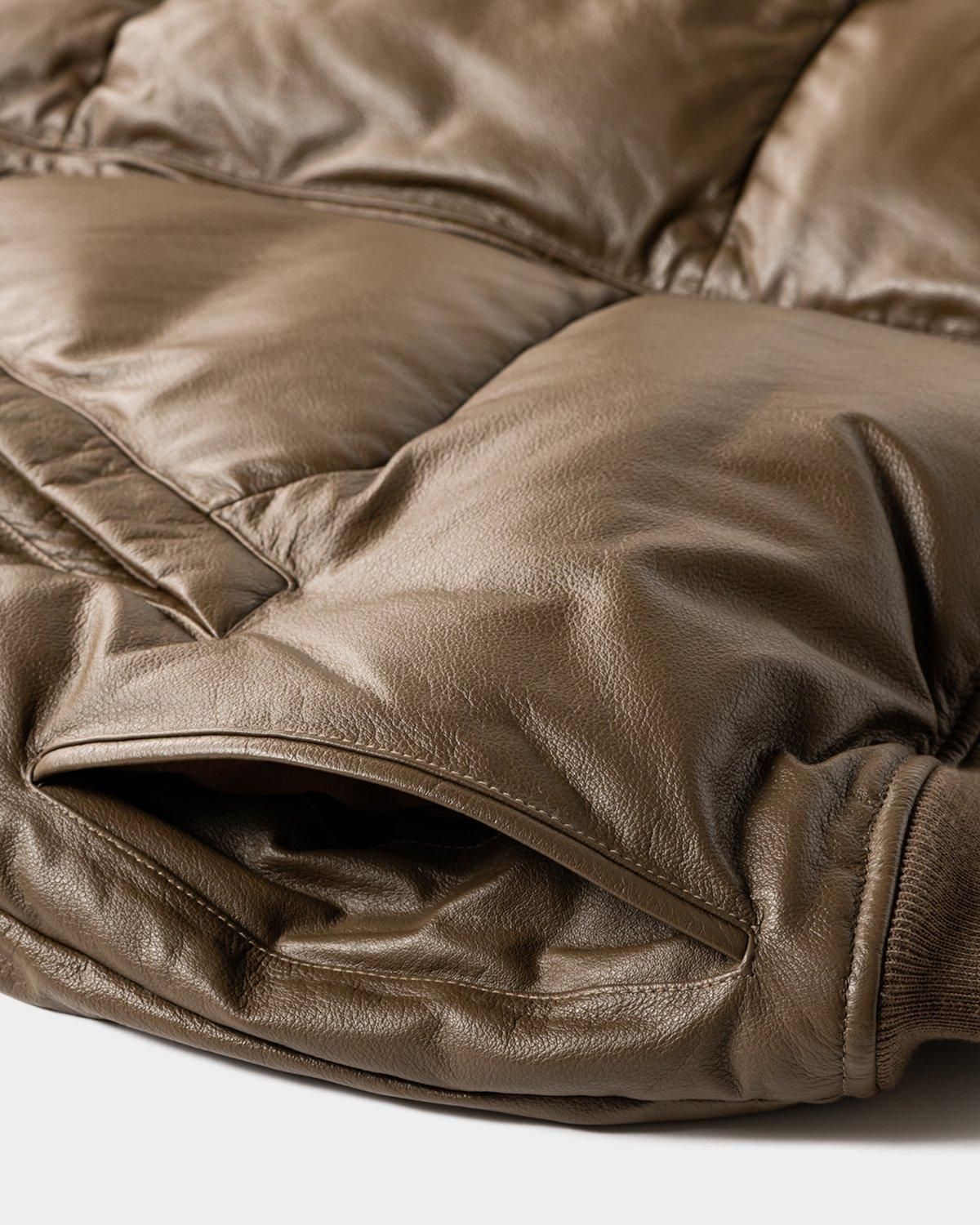 LEATHER MA-1 DOWN JKT - TIGHTBOOTH® タイトブース LEATHER MA-1 DOWN JKT - TIGHTBOOTH® タイトブース