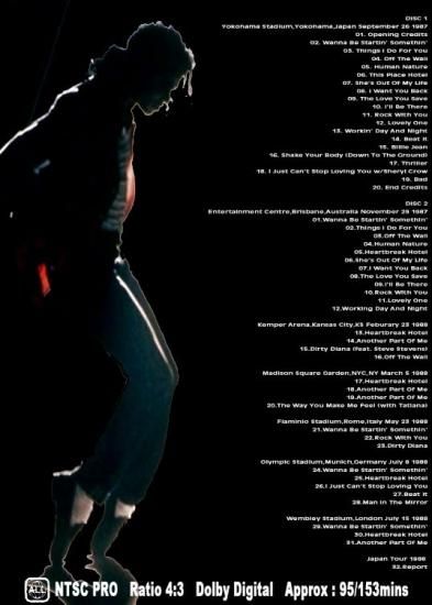 MICHAEL JACKSON / King Of Pop 2 -Bad Tour- (2DVD-R) MICHAEL JACKSON / King Of Pop 2 -Bad Tour- (2DVD-R)