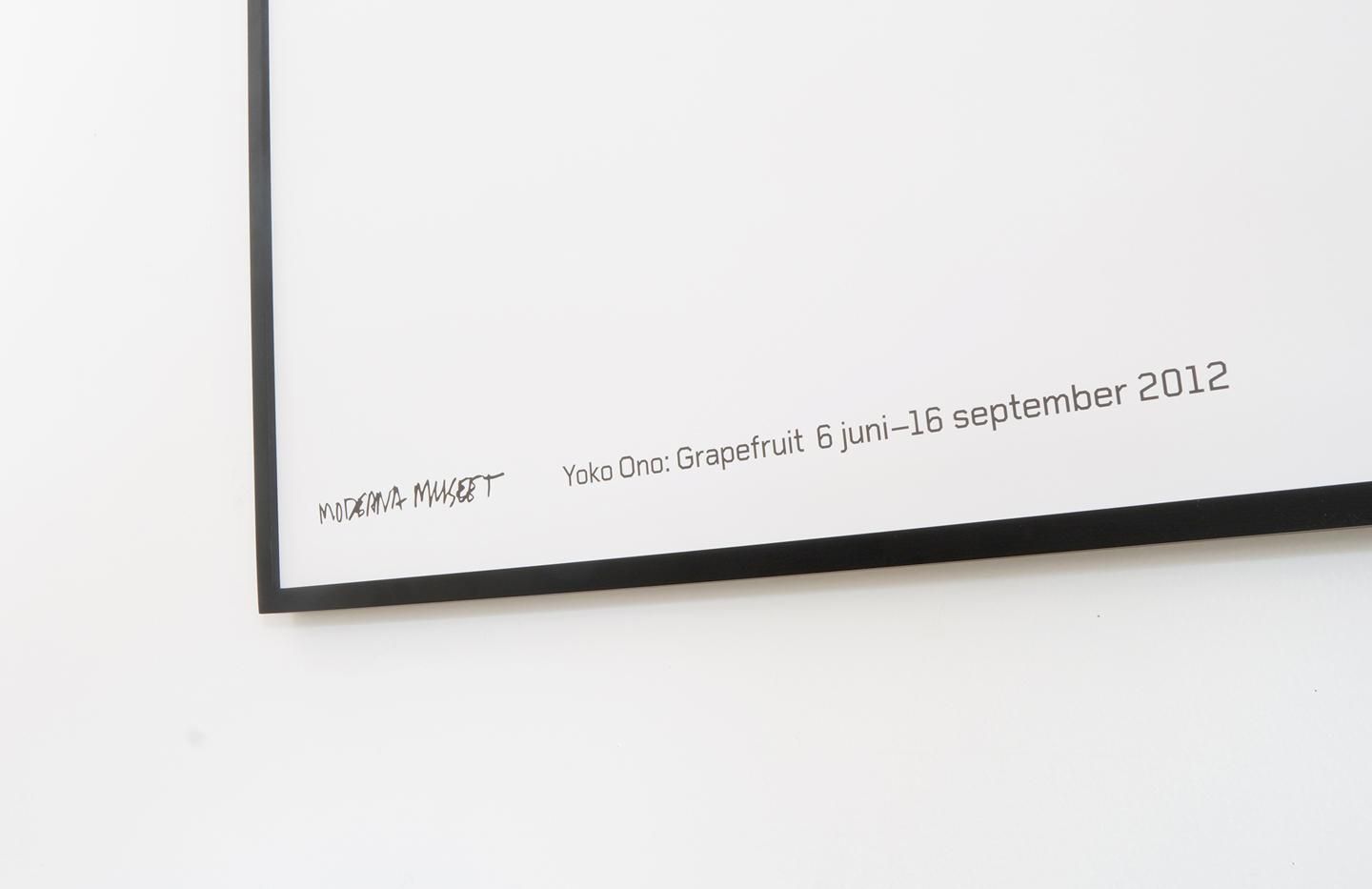 Yoko Ono / Shadow Piece - ミュージアム ポスター - 輸入 Yoko Ono / Shadow Piece - ミュージアム ポスター - 輸入