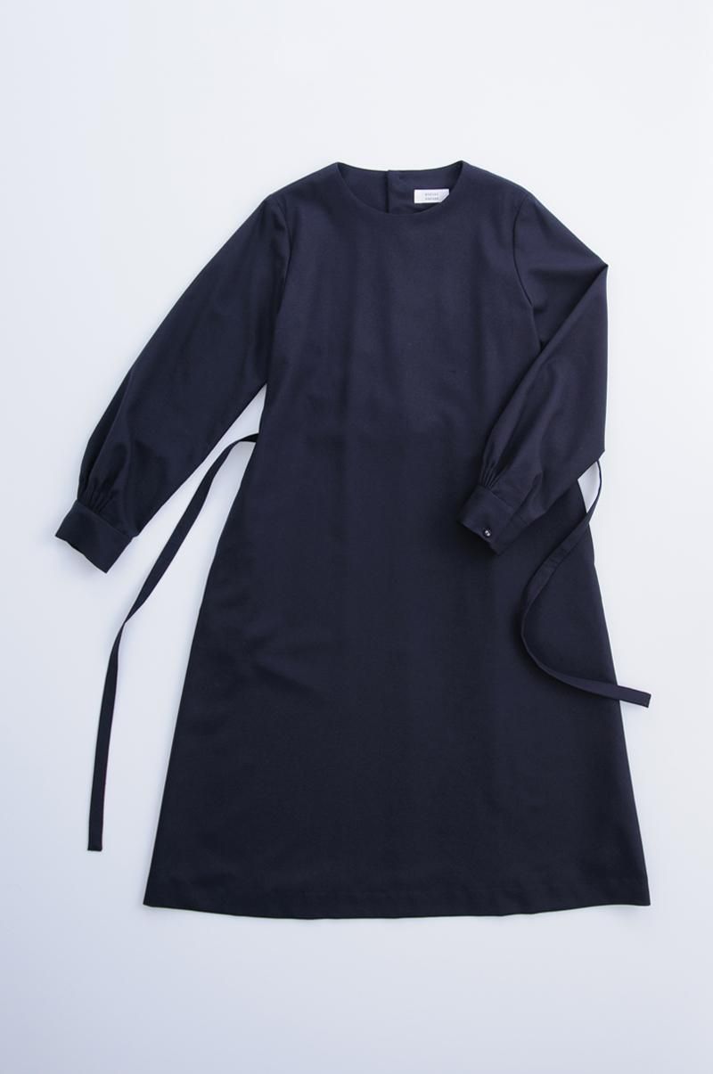 formal one-piece dress / navy - atelier naruse|Online store formal one-piece dress / navy - atelier naruse|Online store