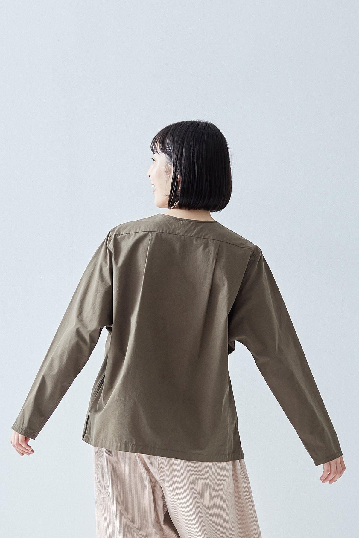 cotton henry neck shirt - atelier naruse|Online store|the an cotton henry neck shirt - atelier naruse|Online store|the an