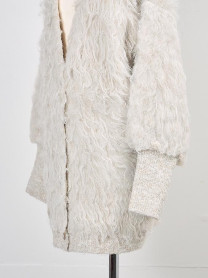 Shaggy 2way Cardigan - ROSARYMOON OFFICIAL WEB STORE Shaggy 2way Cardigan - ROSARYMOON OFFICIAL WEB STORE