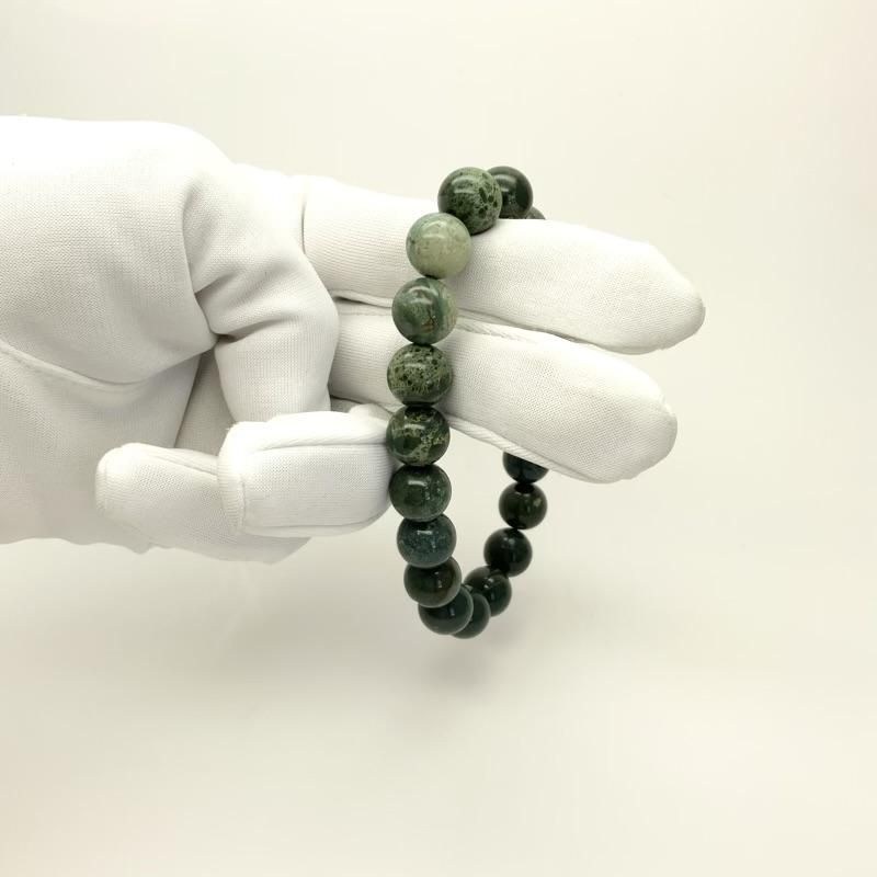 出雲石/碧玉 ブレスレット AA 10mm 】 出雲石 国産 花仙山 青 出雲石/碧玉 ブレスレット AA 10mm 】 出雲石 国産 花仙山 青