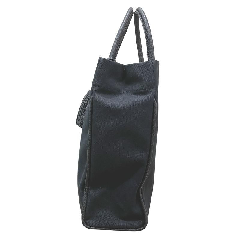 ACATE アカーテ SELATAN BLACK レザー × キャンバス トート ACATE アカーテ SELATAN BLACK レザー × キャンバス トート
