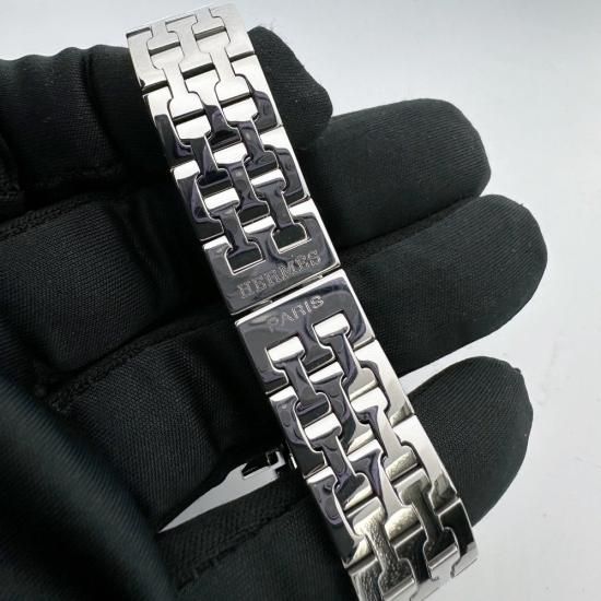即納】エルメス Hウォッチ アフターダイヤ ベゼル/ブレス 即納】エルメス Hウォッチ アフターダイヤ ベゼル/ブレス
