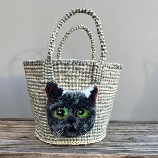 カゴバッグ - ネコペコリ 猫との暮らし雑貨 カゴバッグ - ネコペコリ 猫との暮らし雑貨