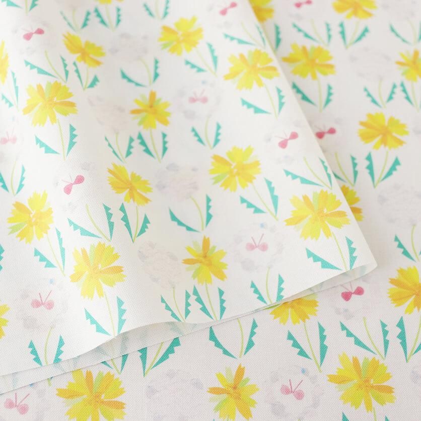 ふわふわタンポポ たんぽぽ・花柄- 布・生地の通販サイト ふわふわタンポポ たんぽぽ・花柄- 布・生地の通販サイト