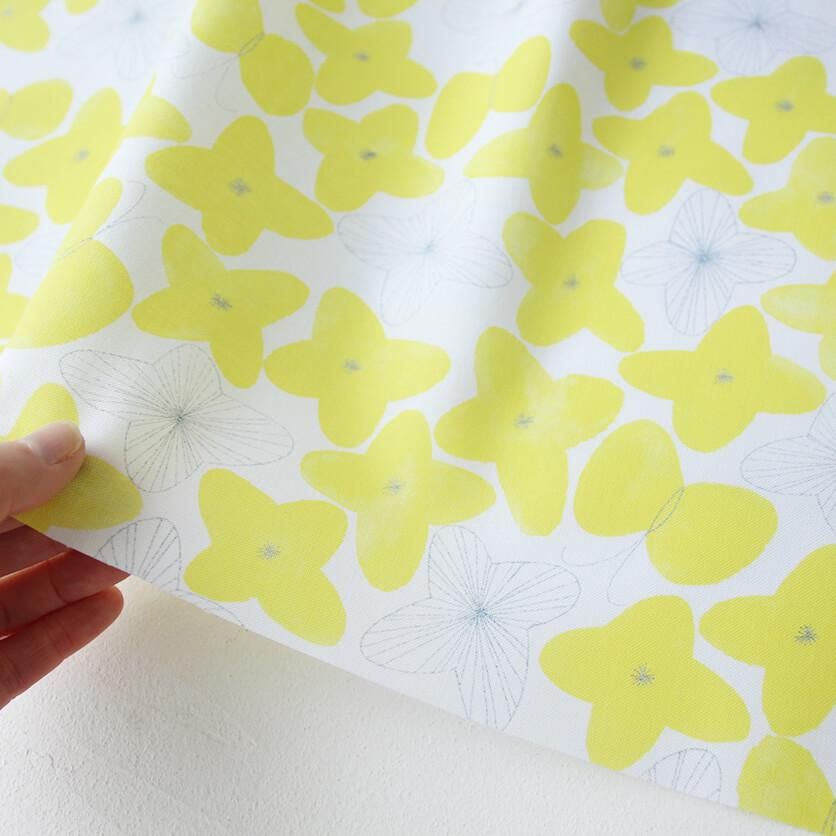 なばなとちょう 花柄- 布・生地の通販サイト:nunocoto fabric なばなとちょう 花柄- 布・生地の通販サイト:nunocoto fabric