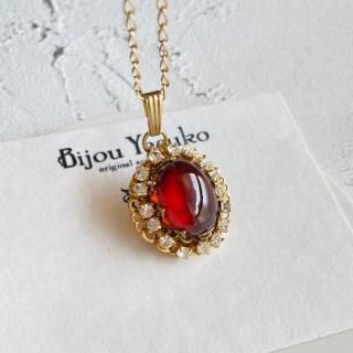 ガーネットピアス・イヤリング、ゴールドアクセサリー ガーネットピアス・イヤリング、ゴールドアクセサリー