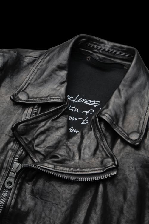 ITALY SHOULDER “GARMENT-DYED” DOUBLE RIDERS - BACKLASH ITALY SHOULDER “GARMENT-DYED” DOUBLE RIDERS - BACKLASH