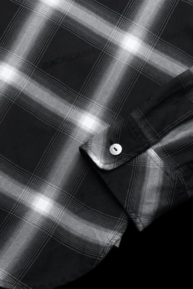 RAYON ORIGINAL OMBRE CHECK GARMENT-DYED SHIRT - BACKLASH RAYON ORIGINAL OMBRE CHECK GARMENT-DYED SHIRT - BACKLASH