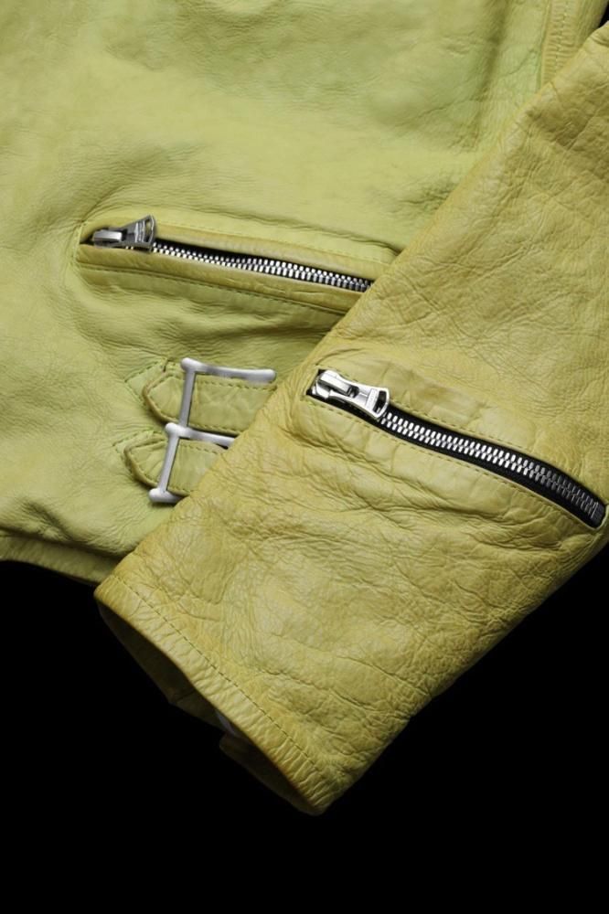 JAPAN CALF NATURAL DYED “GARMENT-WASH” DOUBLE RIDERS JAPAN CALF NATURAL DYED “GARMENT-WASH” DOUBLE RIDERS