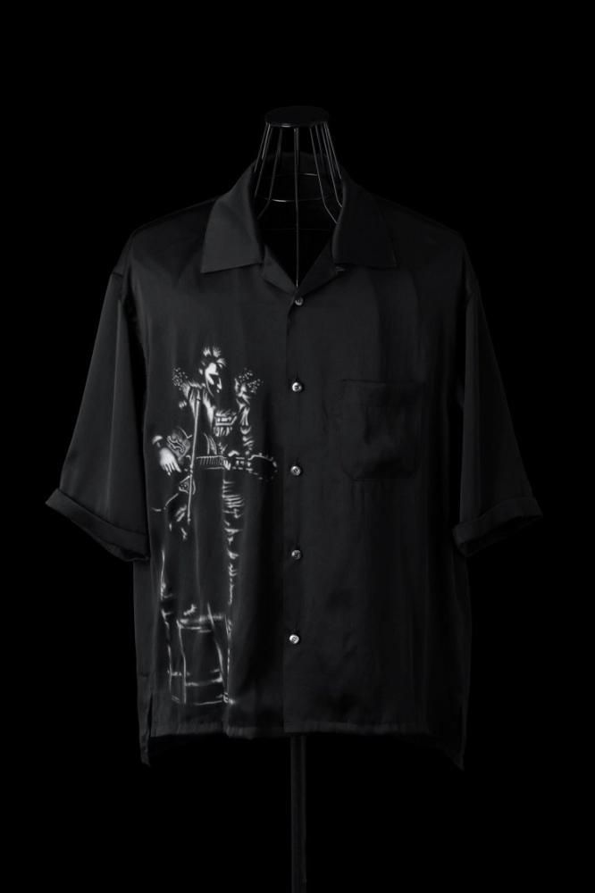 VINTAGE SATIN HAND PAINT SHIRT - BACKLASH バックラッシュ通販 VINTAGE SATIN HAND PAINT SHIRT - BACKLASH バックラッシュ通販