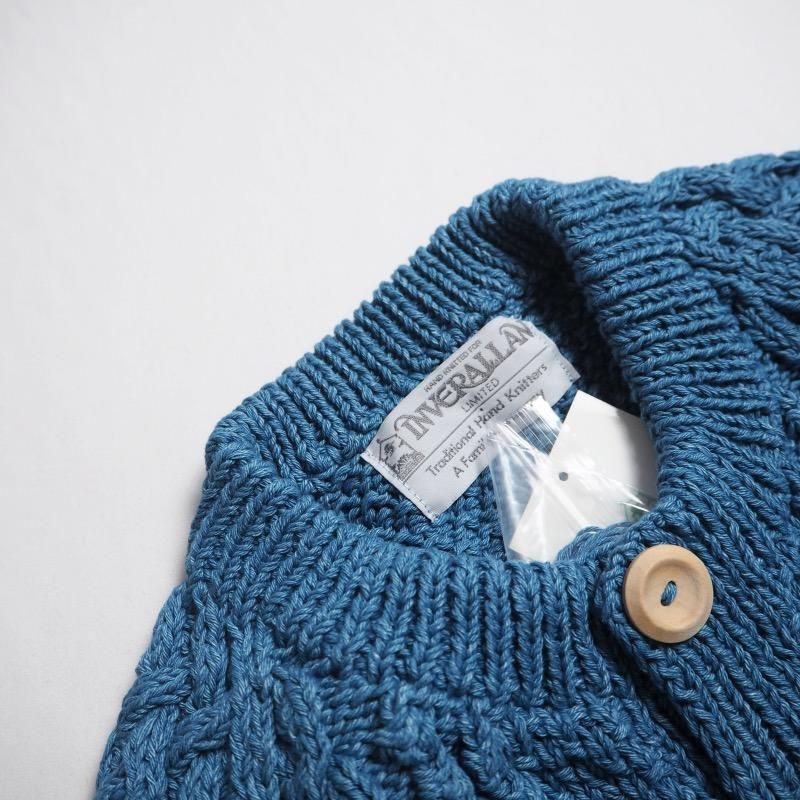 INVERALLAN インバーアラン インディゴコットンクルーネック INVERALLAN インバーアラン インディゴコットンクルーネック