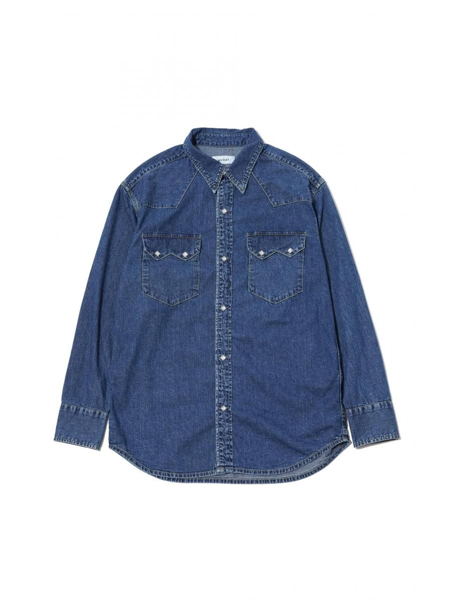 DENIM SHIRT H.WASH - Revolution Web Store DENIM SHIRT H.WASH - Revolution Web Store