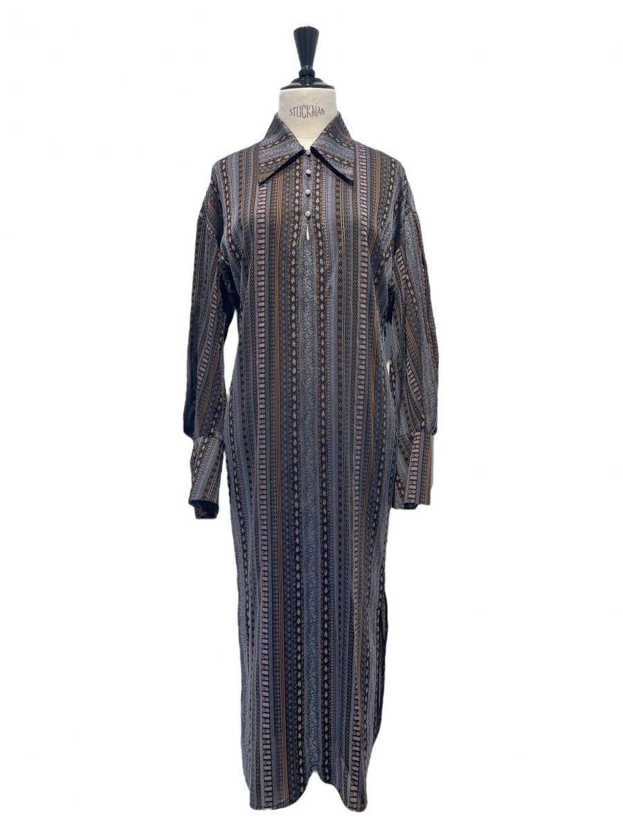 Stripe Jacquard Shirt Dress - Revolution Web Store Stripe Jacquard Shirt Dress - Revolution Web Store