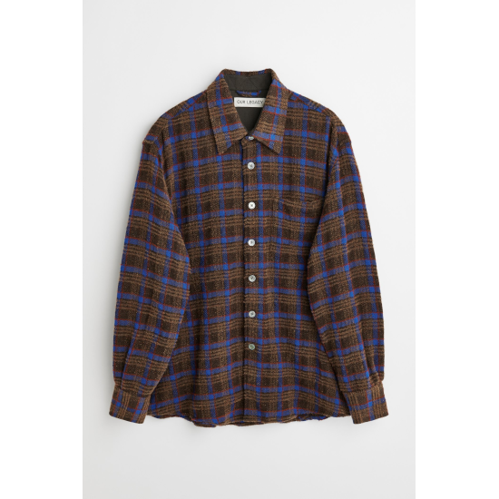 OUR LEGACY 【アワーレガシー】 ABOVE SHIRT Brown Pankow Check OUR LEGACY 【アワーレガシー】 ABOVE SHIRT Brown Pankow Check