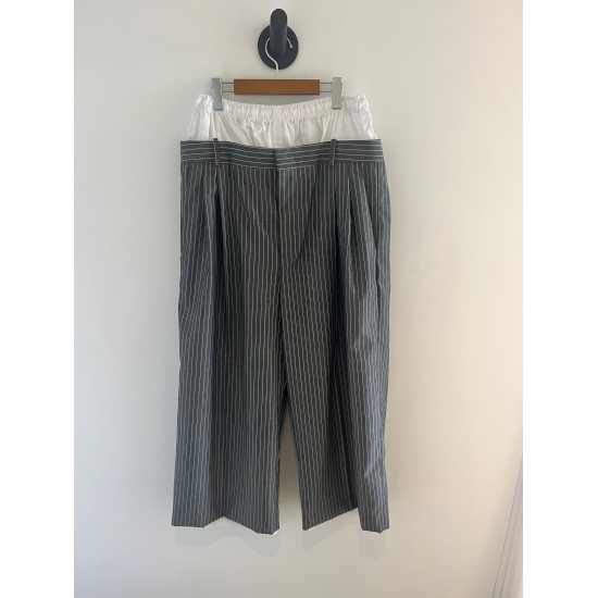 HED MAYNER 【ヘドメイナー】 DOUBLE WAIST SLACKS PANTS HED MAYNER 【ヘドメイナー】 DOUBLE WAIST SLACKS PANTS