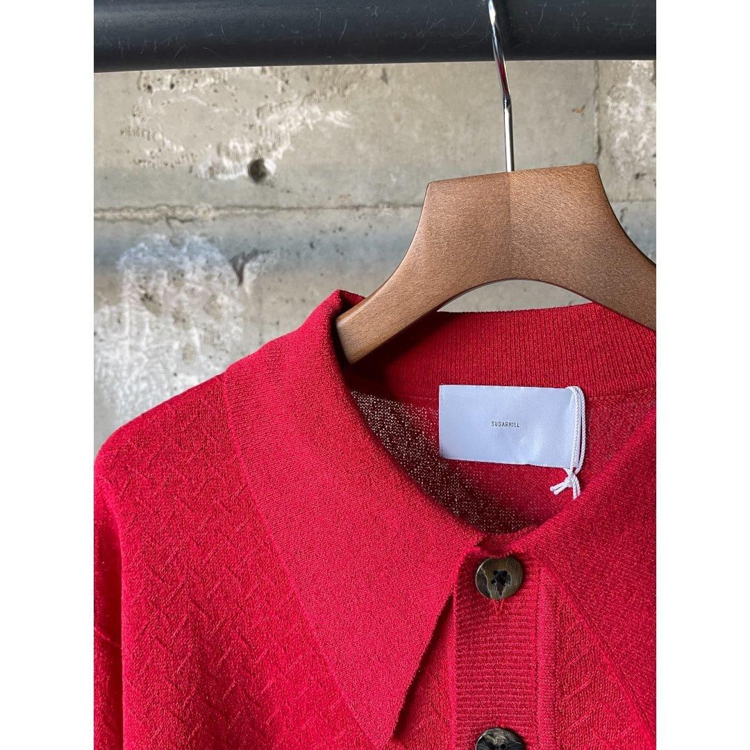 SUGARHILL【シュガーヒル】 GIMA BOUCLE KNIT SWEATER RED SUGARHILL【シュガーヒル】 GIMA BOUCLE KNIT SWEATER RED