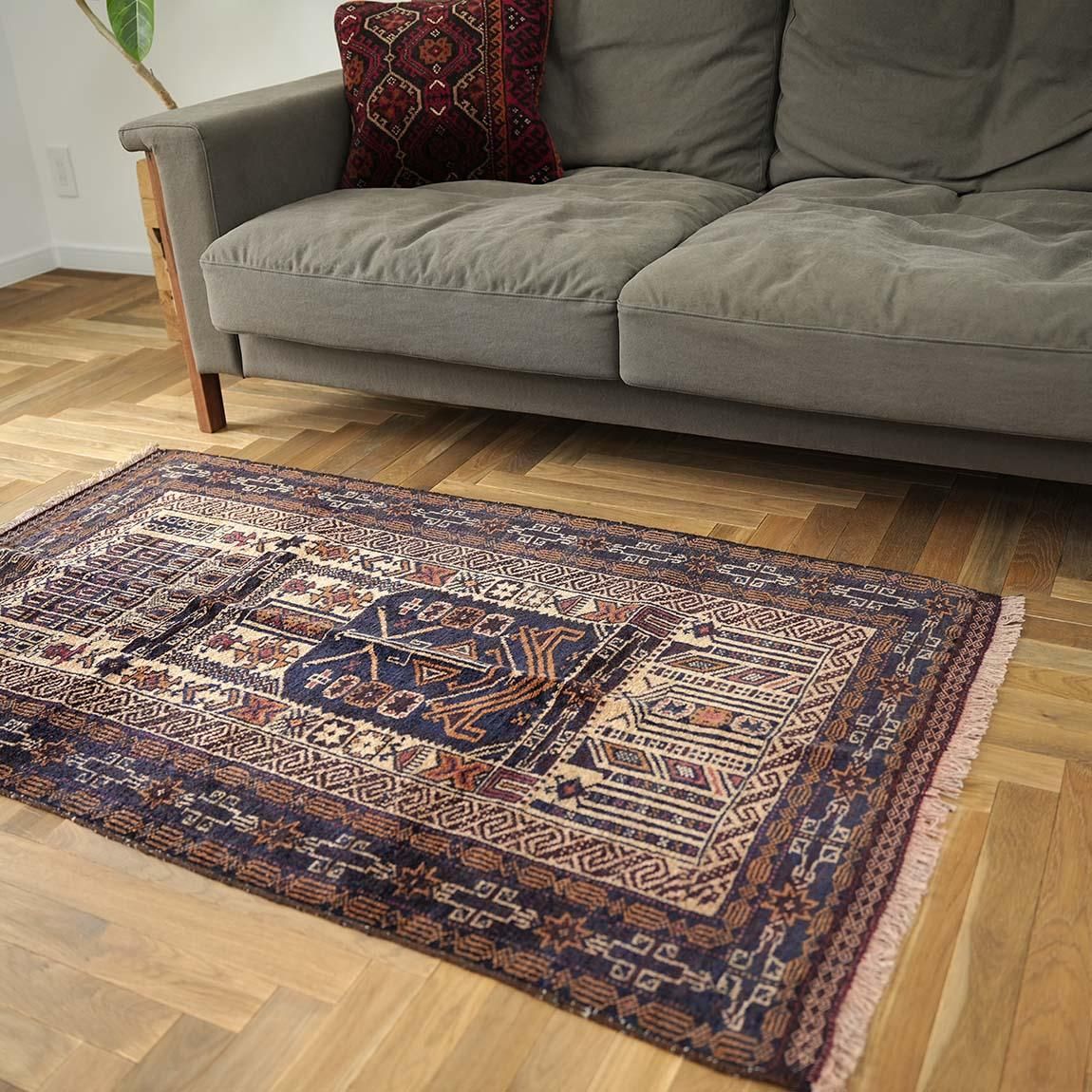 足元を涼しげにバルーチ140×83cm【送料無料】 - inie japan 足元を涼しげにバルーチ140×83cm【送料無料】 - inie japan