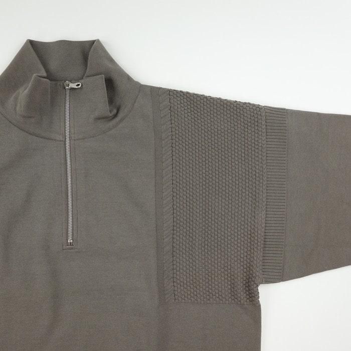 YASHIKI/ヤシキ Sukiyo Haif Zip Knit/ハーフジップニットの正規 YASHIKI/ヤシキ Sukiyo Haif Zip Knit/ハーフジップニットの正規