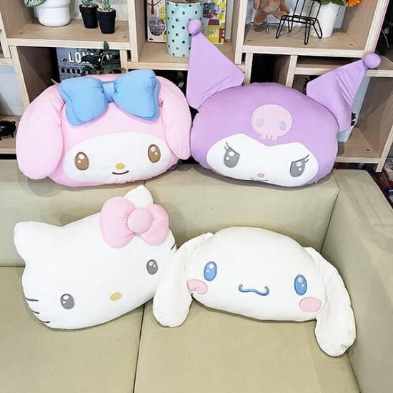サンリオ マイメロディ ひんやりフェイスクッション インテリア サンリオ マイメロディ ひんやりフェイスクッション インテリア