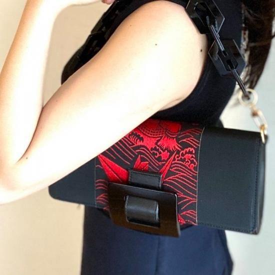 KIMONO Clutch (OBI&Leather) - bon BRICOLAGE Online Shop KIMONO Clutch (OBI&Leather) - bon BRICOLAGE Online Shop