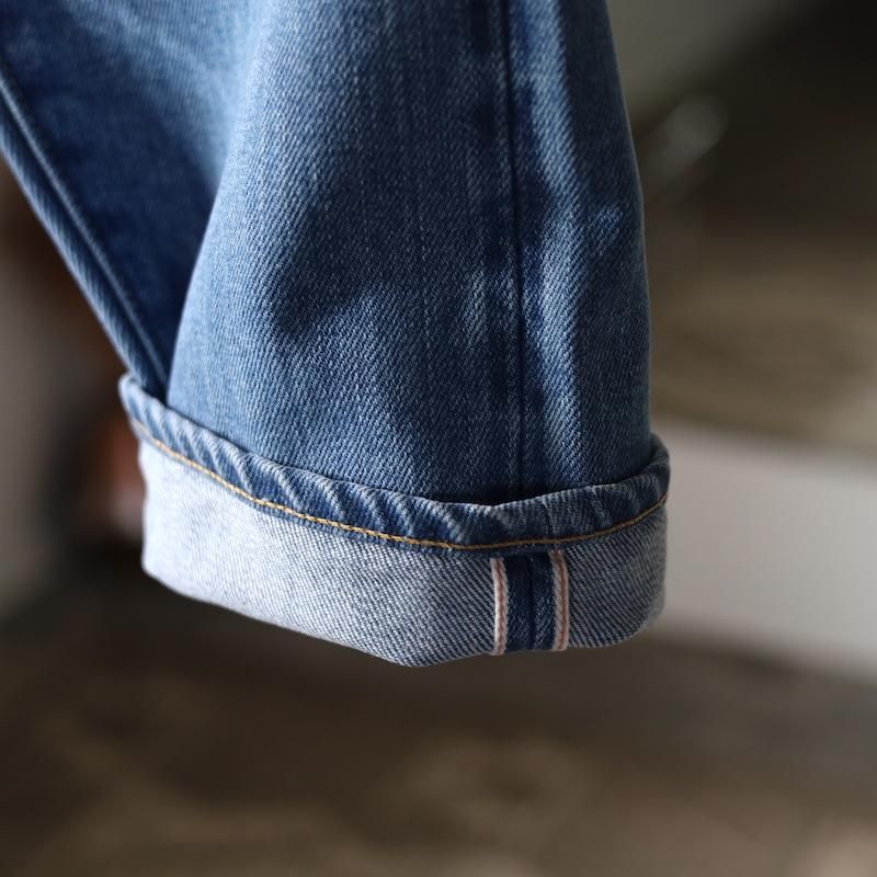 HUUKU【HATSKI】Loose Tapered Denim -ICE BLUE HUUKU【HATSKI】Loose Tapered Denim -ICE BLUE