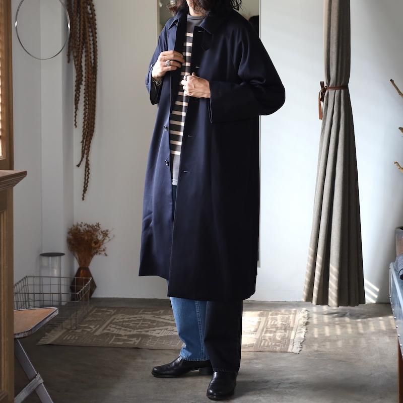 awasa】ウールギャバジン バルマカーンコート - HUUKU awasa】ウールギャバジン バルマカーンコート - HUUKU