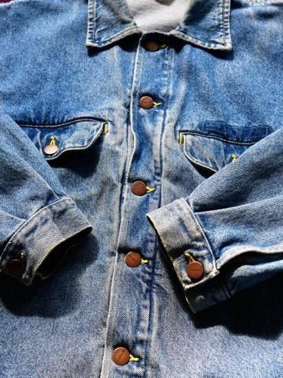 1980's Vintage LA POSTE French Mail Worker's Denim Jacket 1980's Vintage LA POSTE French Mail Worker's Denim Jacket