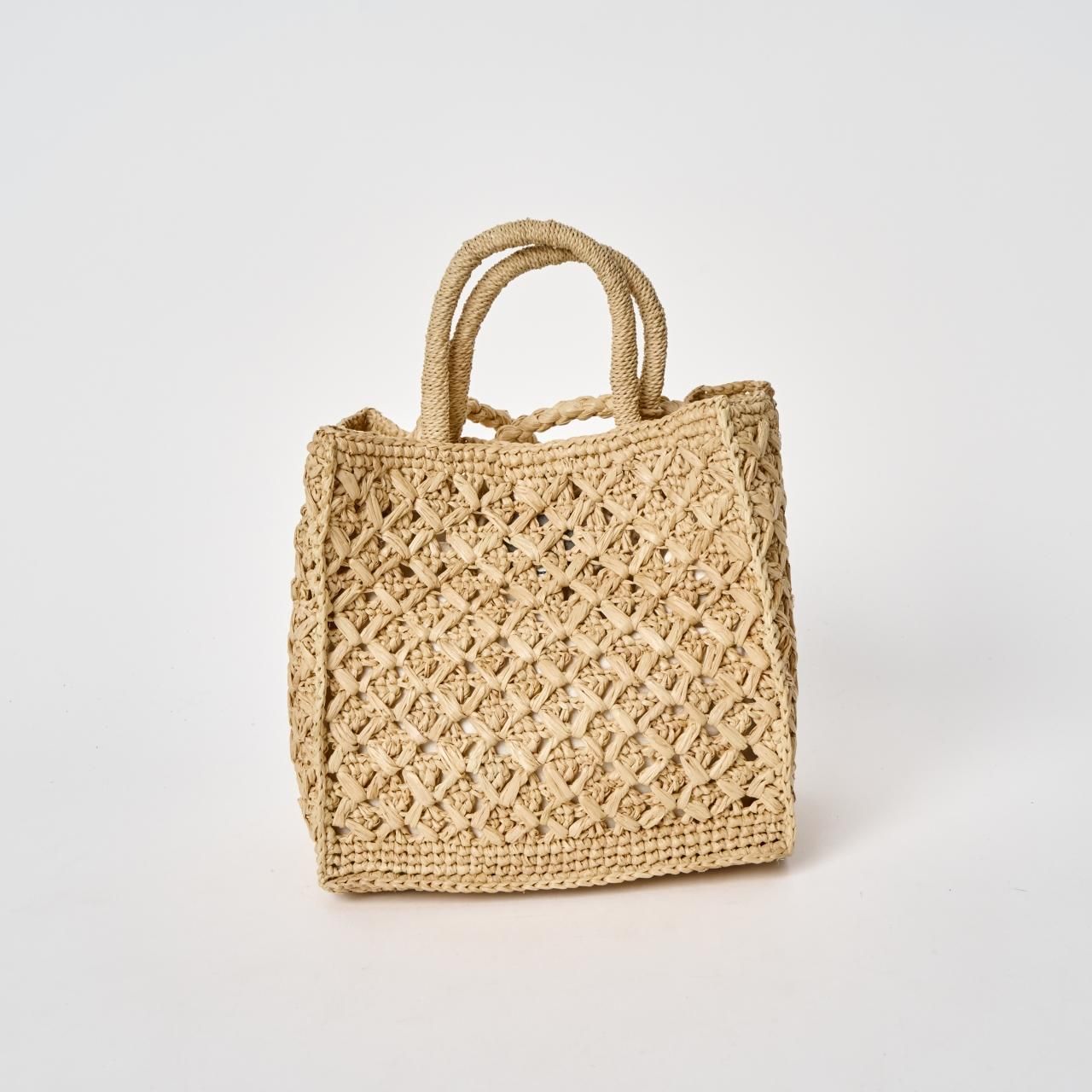 MAISON N.H PARISZAZIE BANDOULIERE BAG - Pale Jute MAISON N.H PARISZAZIE BANDOULIERE BAG - Pale Jute
