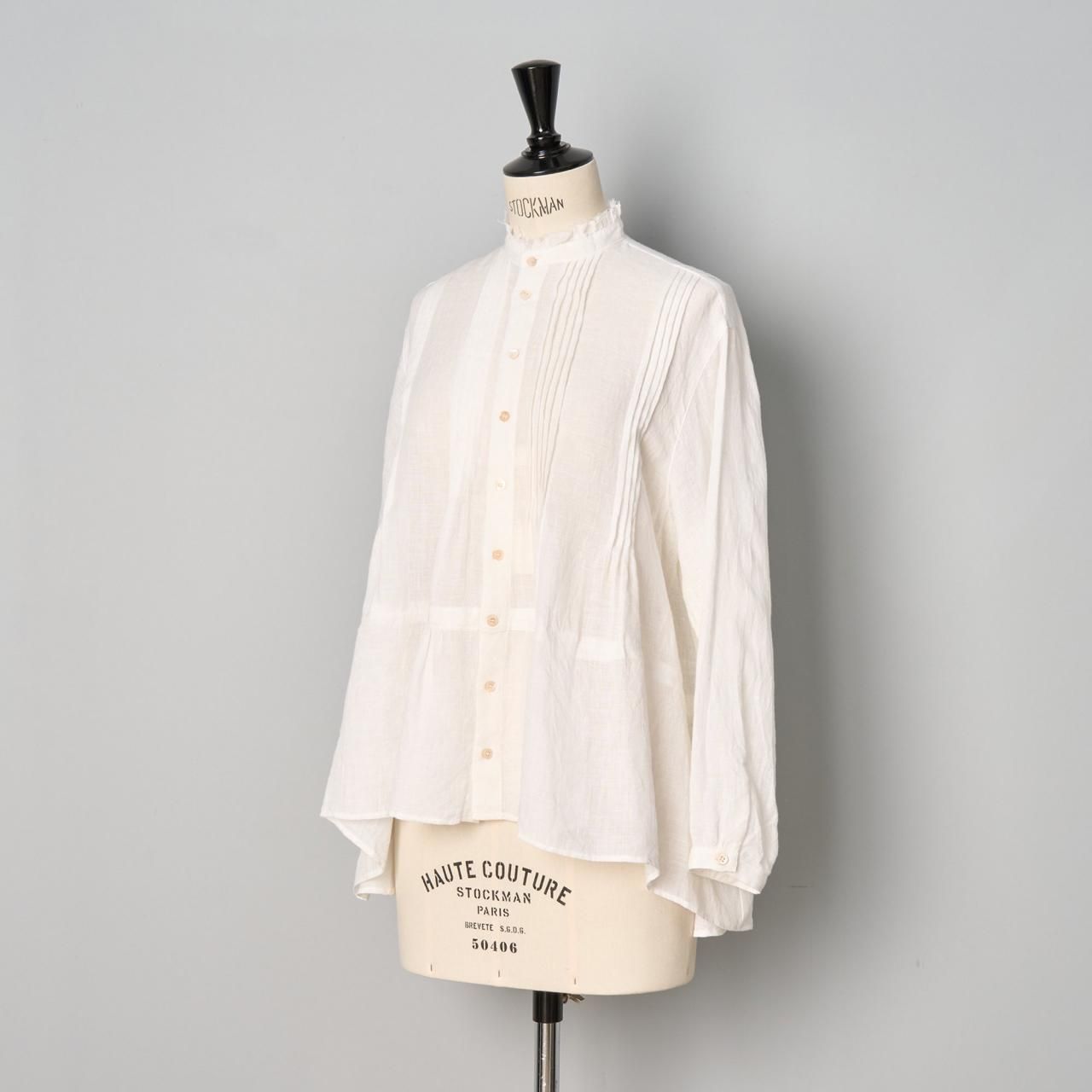 suzuki takayuki pin-tuck blouse - Pale Jute suzuki takayuki pin-tuck blouse - Pale Jute