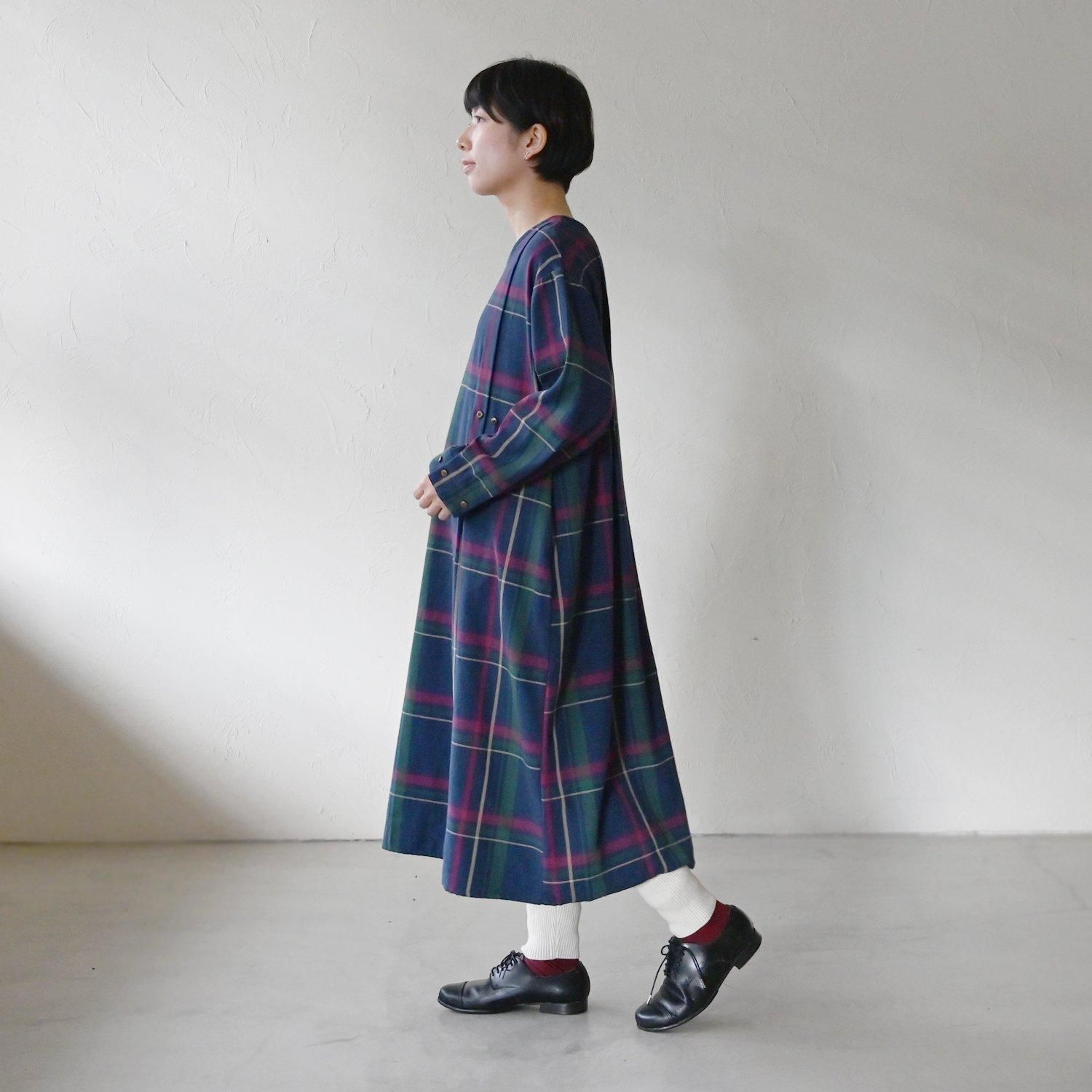 MH チェックヒライテトジテワンピース - 【シサム工房 公式 MH チェックヒライテトジテワンピース - 【シサム工房 公式