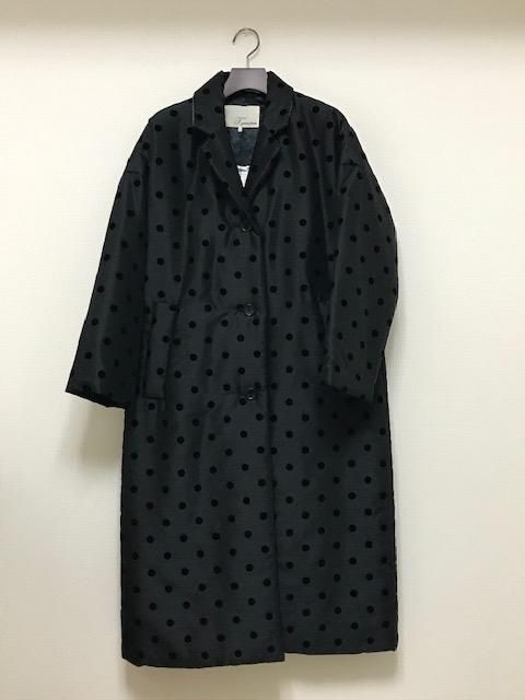 T.yamai paris ドットフロッキー中綿チェスターコート - m-market T.yamai paris ドットフロッキー中綿チェスターコート - m-market