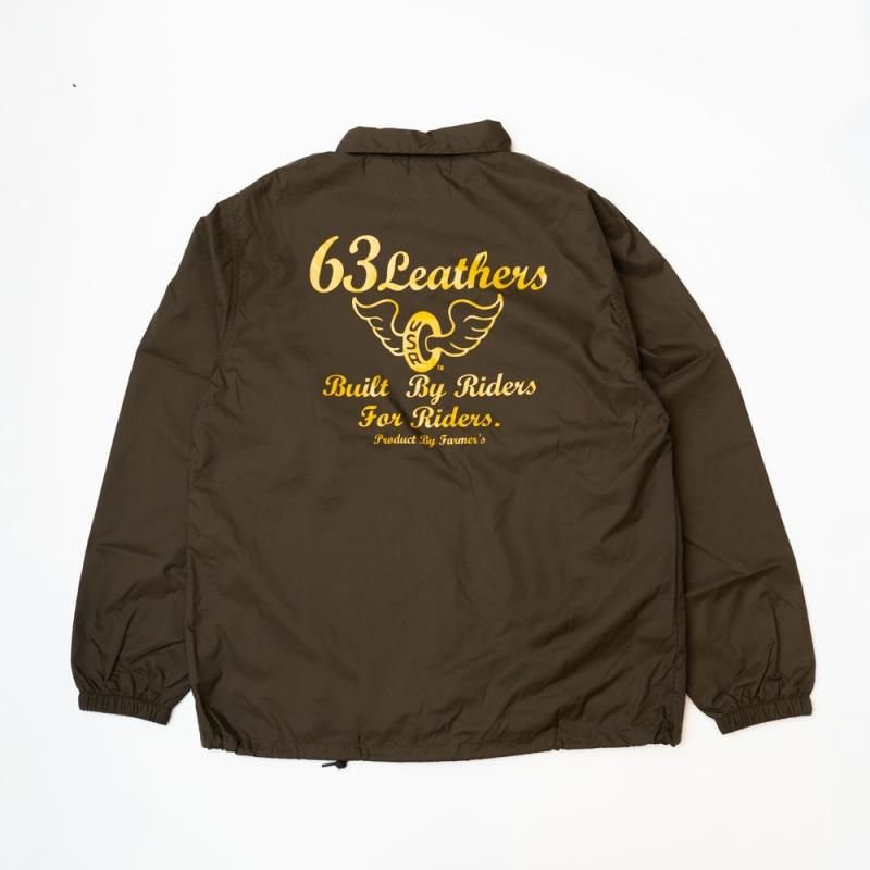 63Leathers Original Nylon Coach Jacket 63レザーズ ウインド 63Leathers Original Nylon Coach Jacket 63レザーズ ウインド