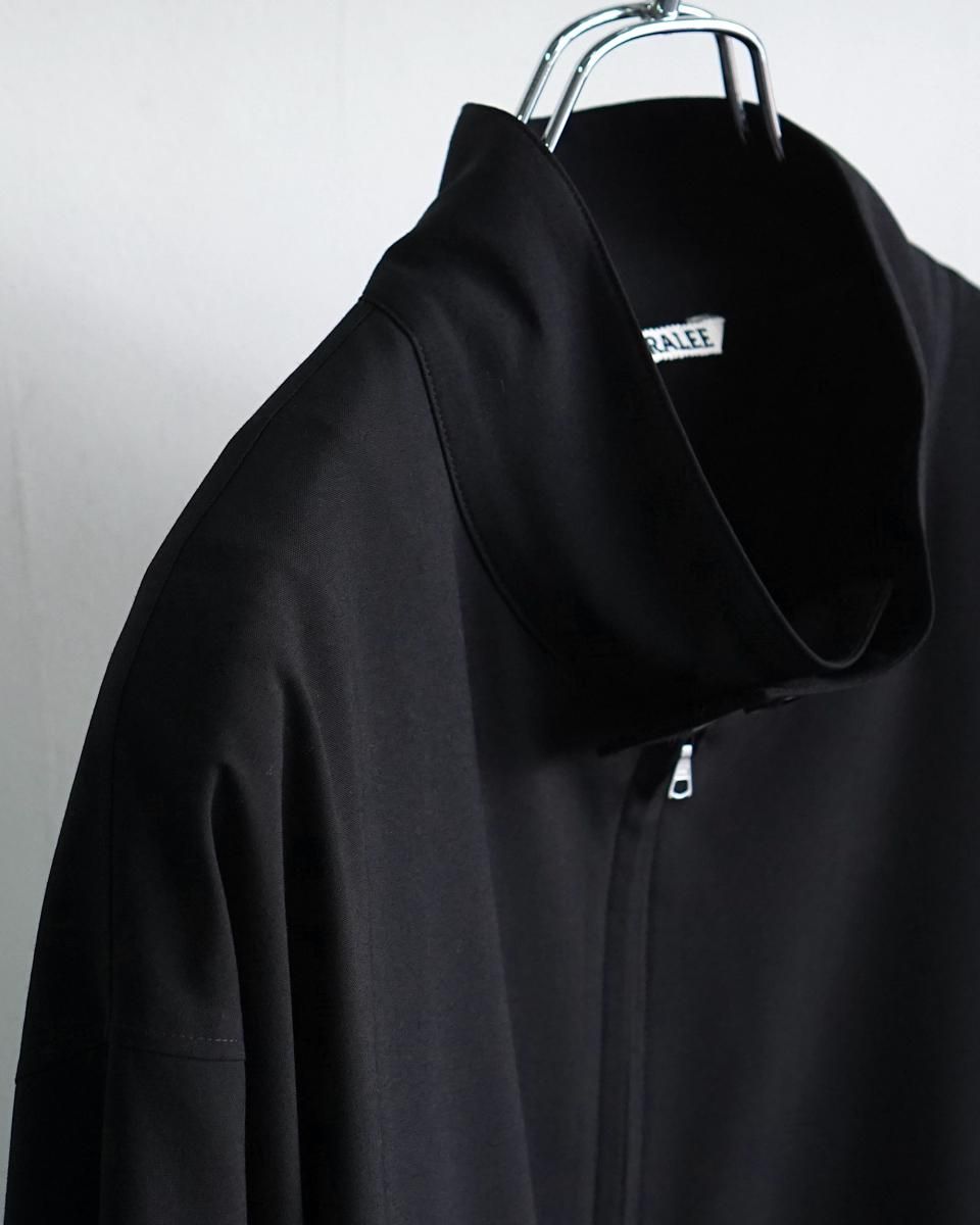 25SS AURALEE SUPER FINE TROPICAL WOOL ZIP BLOUSON 25SS AURALEE SUPER FINE TROPICAL WOOL ZIP BLOUSON