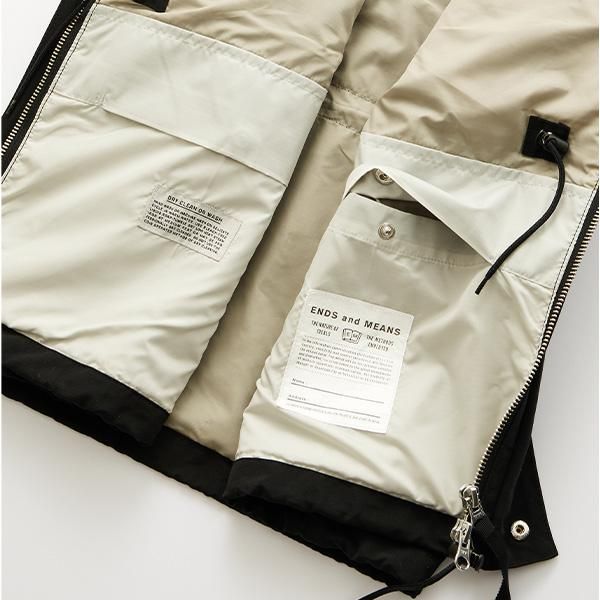 ENDS and MEANS】 SANPO JACKET 2022AW - BLACK - ENDS and MEANS】 SANPO JACKET 2022AW - BLACK -