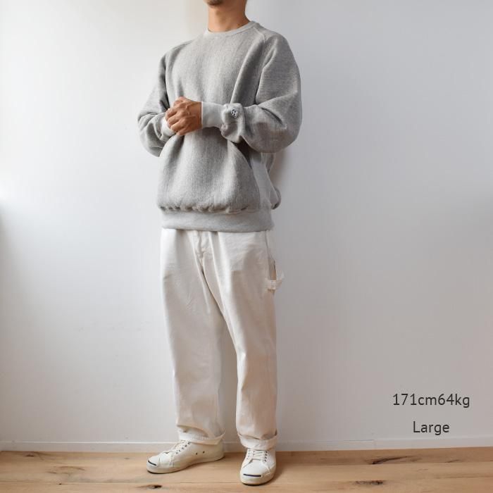 ENDS and MEANS】2022AW CREW NECK SWEAT -Heather Gray- ENDS and MEANS】2022AW CREW NECK SWEAT -Heather Gray-