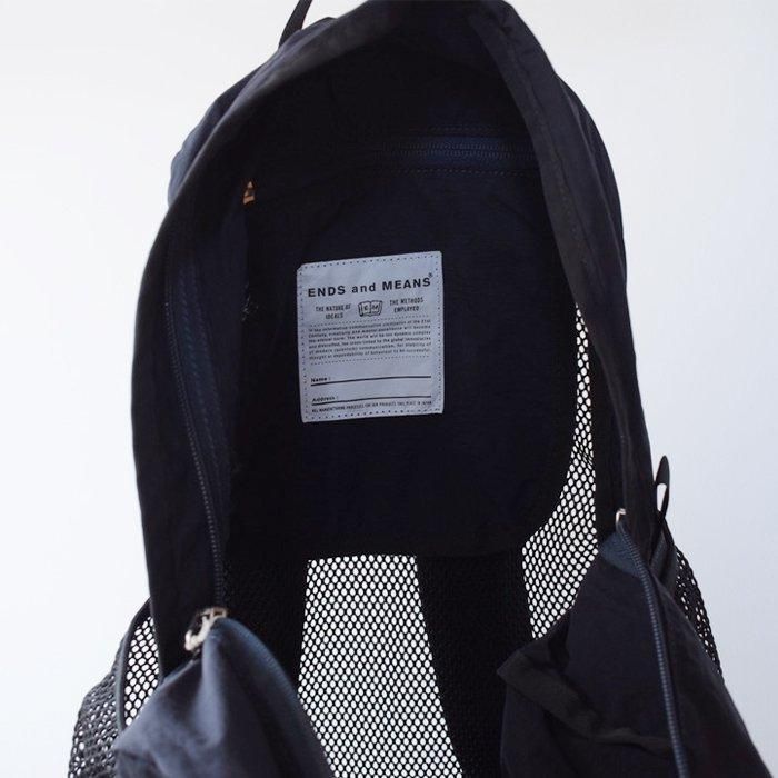 ENDS and MEANS】2024SS Packable Nylon Backpack - 3 Colors - ENDS and MEANS】2024SS Packable Nylon Backpack - 3 Colors -