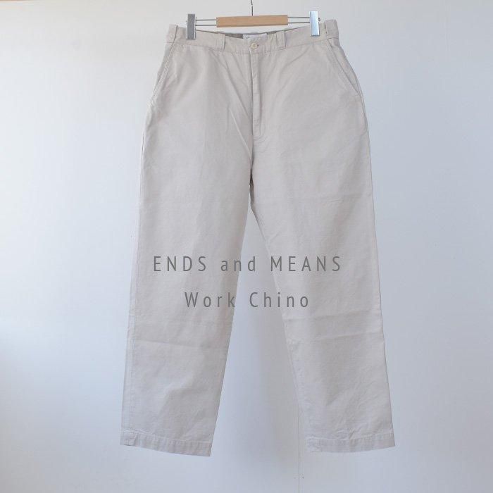 ENDS and MEANS】 2024AW Work Chino - Sand Beige - ENDS and MEANS】 2024AW Work Chino - Sand Beige -