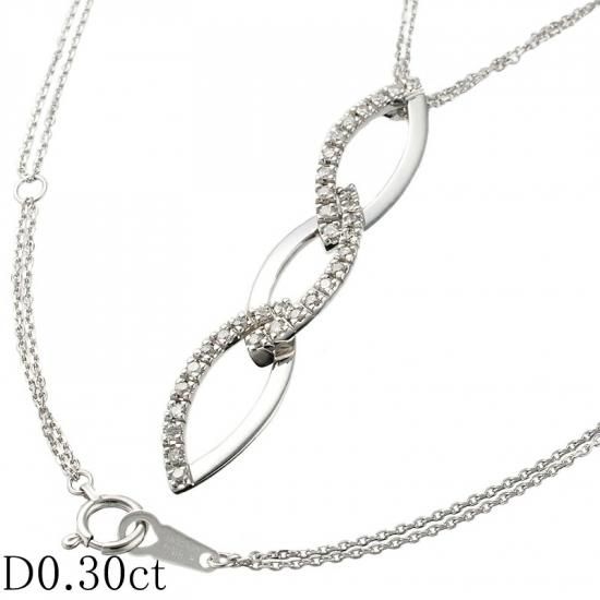 ヴァンドーム青山 ダイヤモンド/0.30ct デザイン ネックレス ヴァンドーム青山 ダイヤモンド/0.30ct デザイン ネックレス