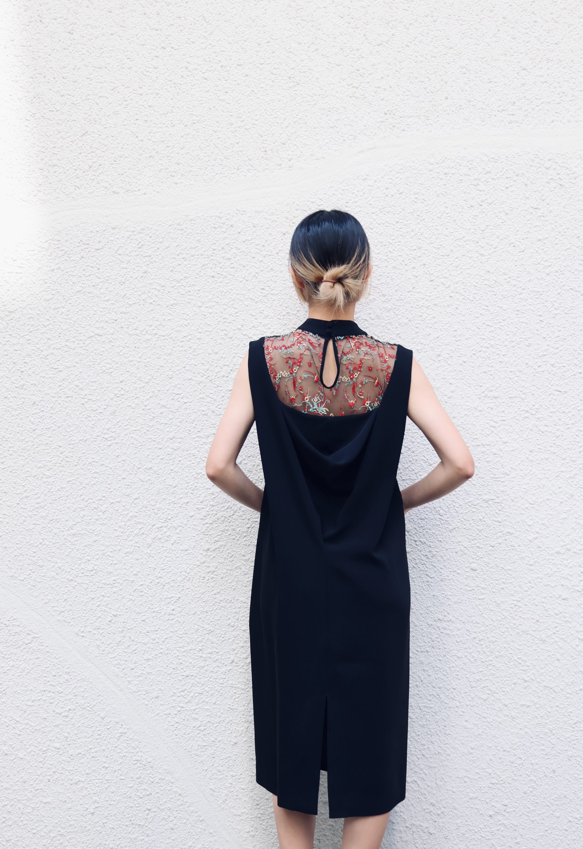 Mame Kurogouchi:Acetate Polyester Floral Lace-Collar Mame Kurogouchi:Acetate Polyester Floral Lace-Collar