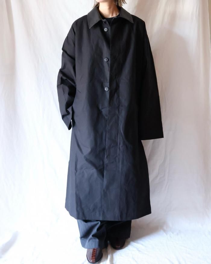 Cristaseya:OVERSIZED WATERREPELLENT TRENCH WITH LEATHER Cristaseya:OVERSIZED WATERREPELLENT TRENCH WITH LEATHER