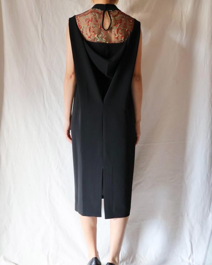 Mame Kurogouchi:Acetate Polyester Floral Lace-Collar Mame Kurogouchi:Acetate Polyester Floral Lace-Collar