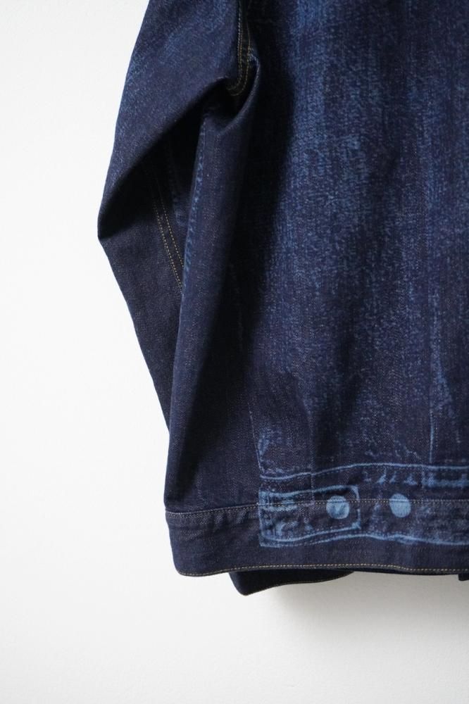 LASER PROCESSED DENIM JACKET(INDIGO) - H-L LASER PROCESSED DENIM JACKET(INDIGO) - H-L